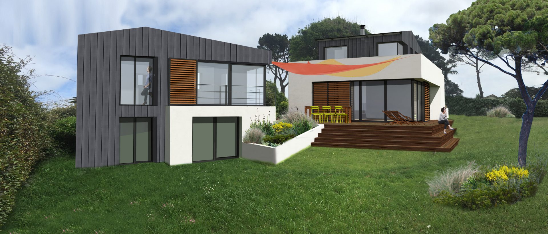 Construction d'une maison en bord du mer - Le bernerie (44 ...